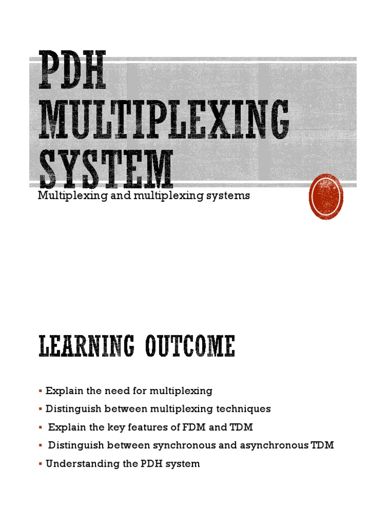 Multiplexing and Multiplexing Systems | PDF | Multiplexing | Networks