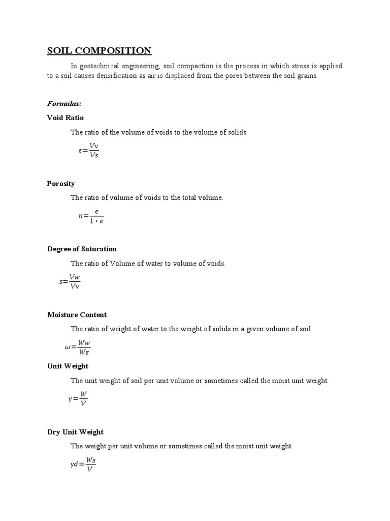 Soil Composition | PDF | Applied And Interdisciplinary Physics | Soil ...