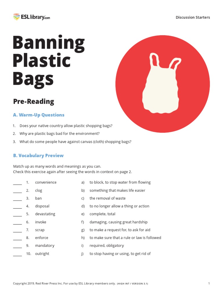 72 Banning-Plastic-Bags Can Student | PDF | Nature | Business