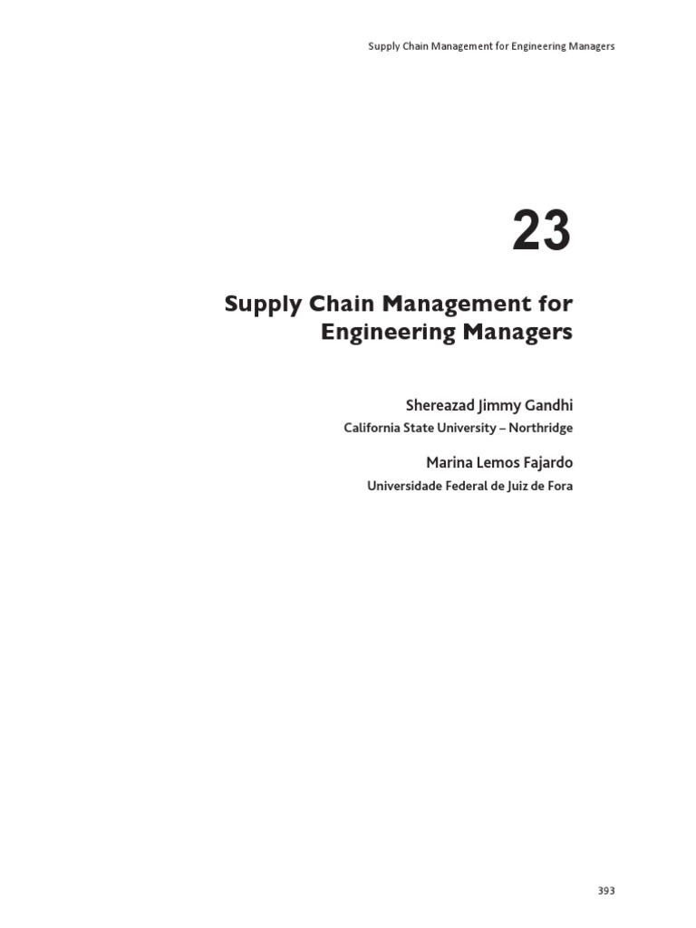 Supply Chain Management For en | PDF | Supply Chain Management | Supply ...
