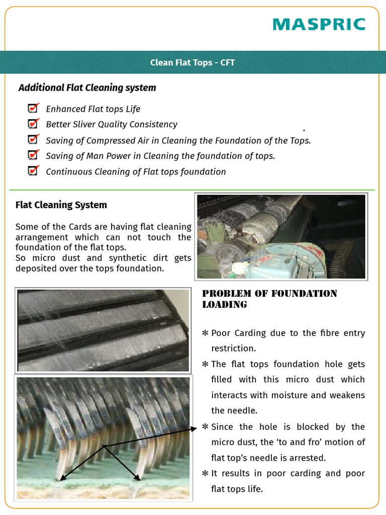 Additional Flat Cleaning System: Clean Flat Tops - CFT | PDF | Economic ...