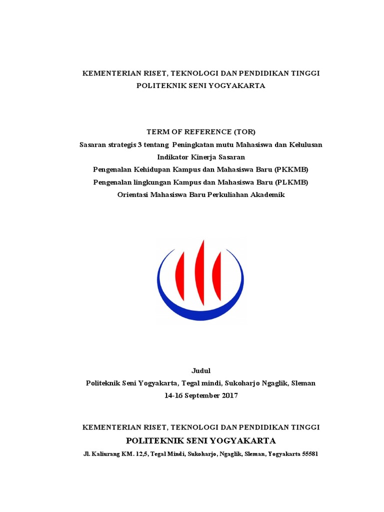 Tor PKKMB 2017 | PDF