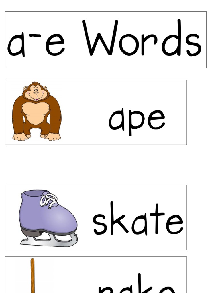 A-E Word Poster | PDF