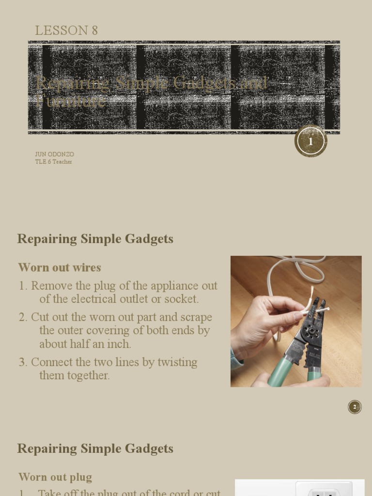 Repairing Gadgets and Furniture Guide | PDF | Varnish | Industrial ...