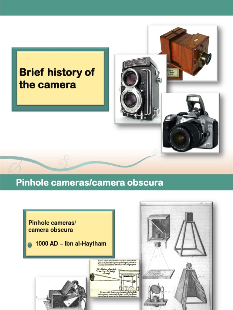 History of Photos | PDF | Camera | Single Lens Reflex Camera