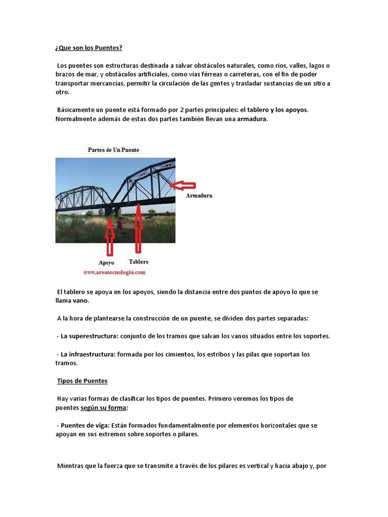 Puentes Pdf Puente Hormigón