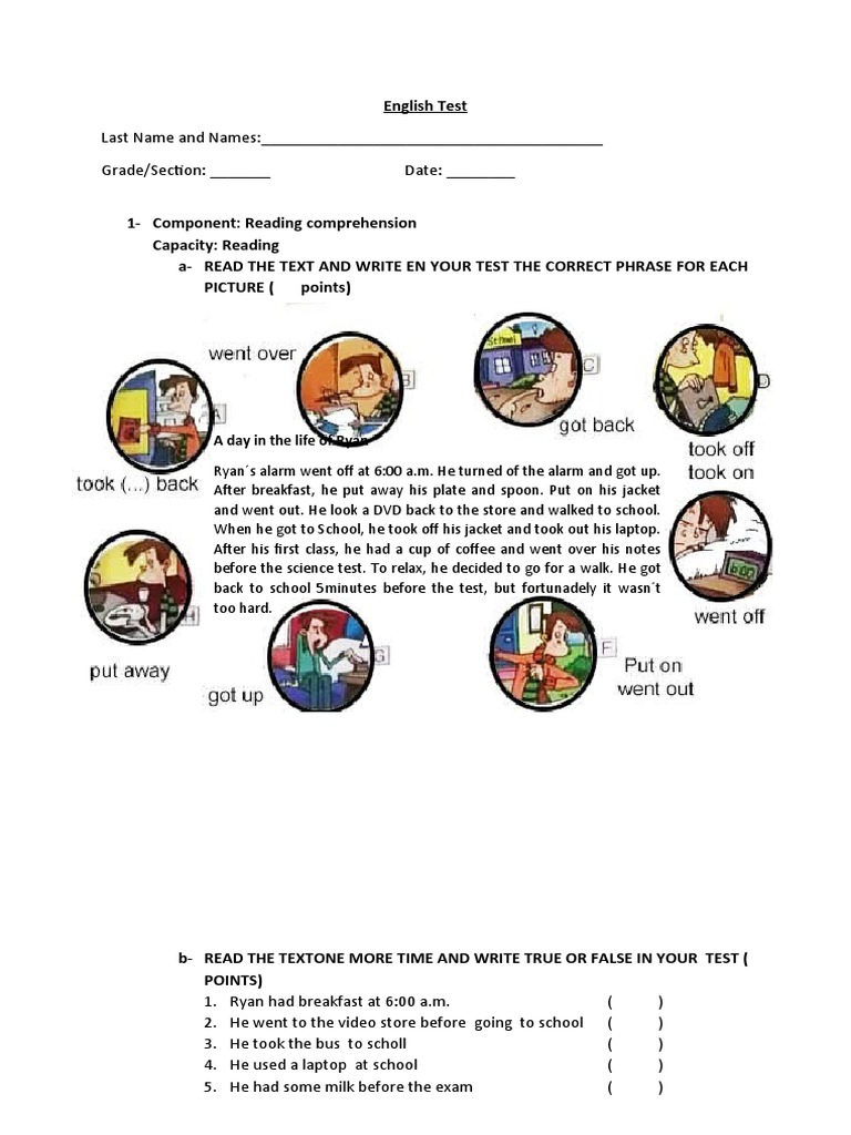 Evaluacion de Ingles 5to Amor | PDF | Language Mechanics | Cognition Evaluacion de Ingles 5to Amor | PDF | Language Mechanics | Cognition