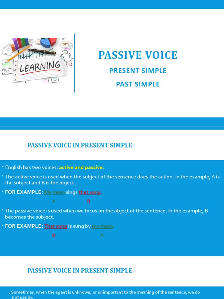 Passive Voice Present and Past | PDF | Verb | Morphology