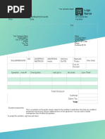 Cash Memo Format in Word - Odt | PDF