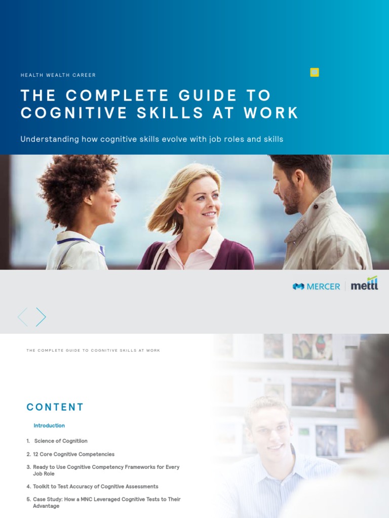 The Complete Guide To Cognitive Skills at Work: Understanding How ...