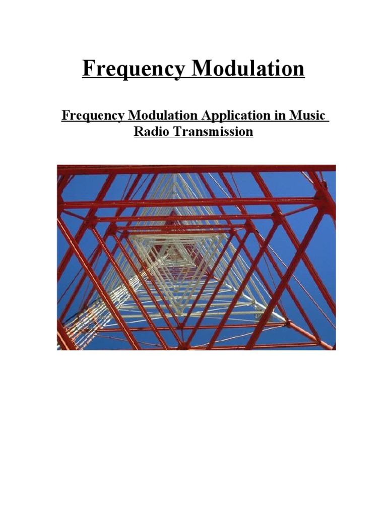 Frequency Modulation Application in Music Radio Transmission | PDF ...