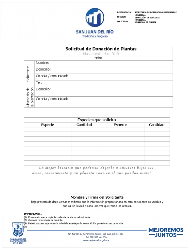 778de6 - 18-21 Formato de Donacion de Arboles | PDF | Desarrollo ...