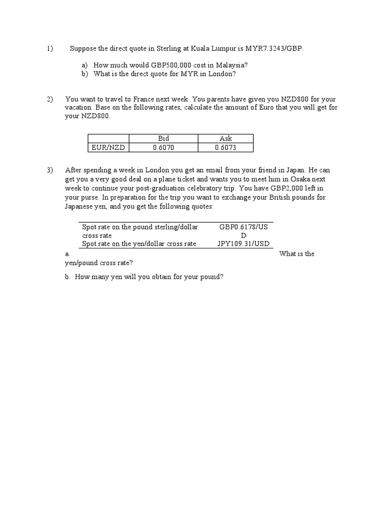Exercise Topic 2 | PDF