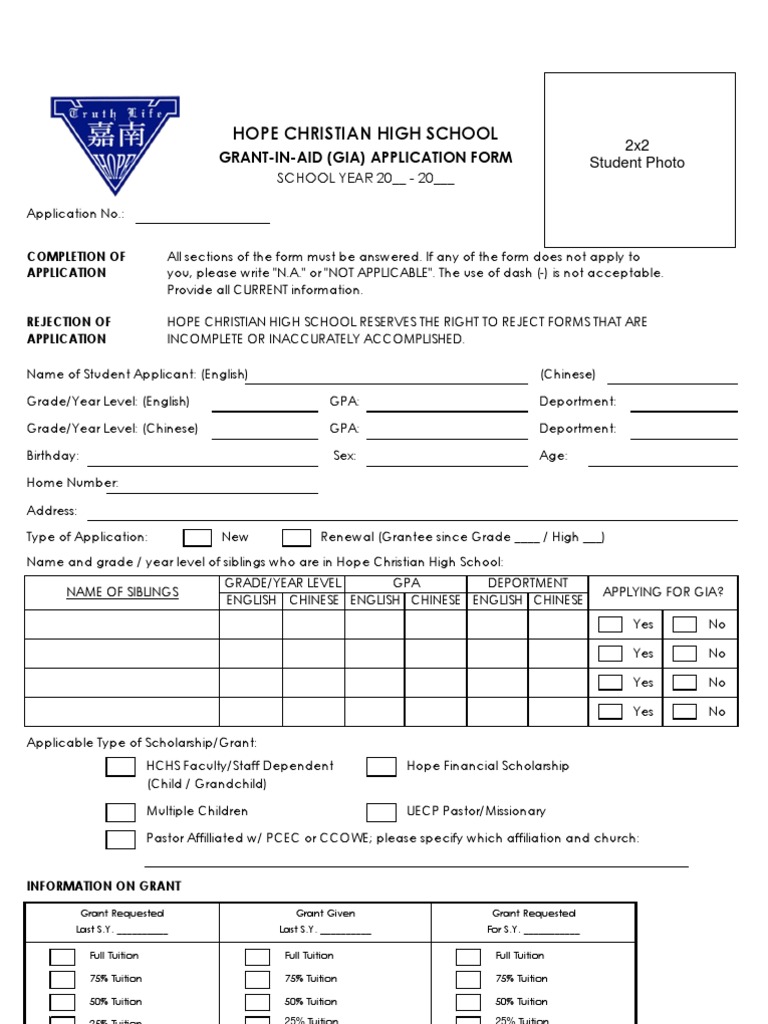 Grant in Aid Forms | PDF | Tuition Payments | Salary