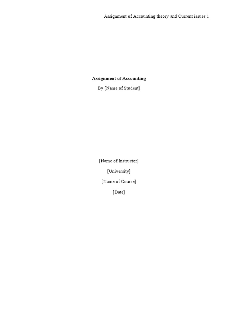 Accounting Assignment | PDF | Debits And Credits | Revenue