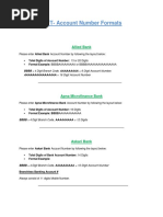 Account Number Format | PDF | Financial Services Companies ...
