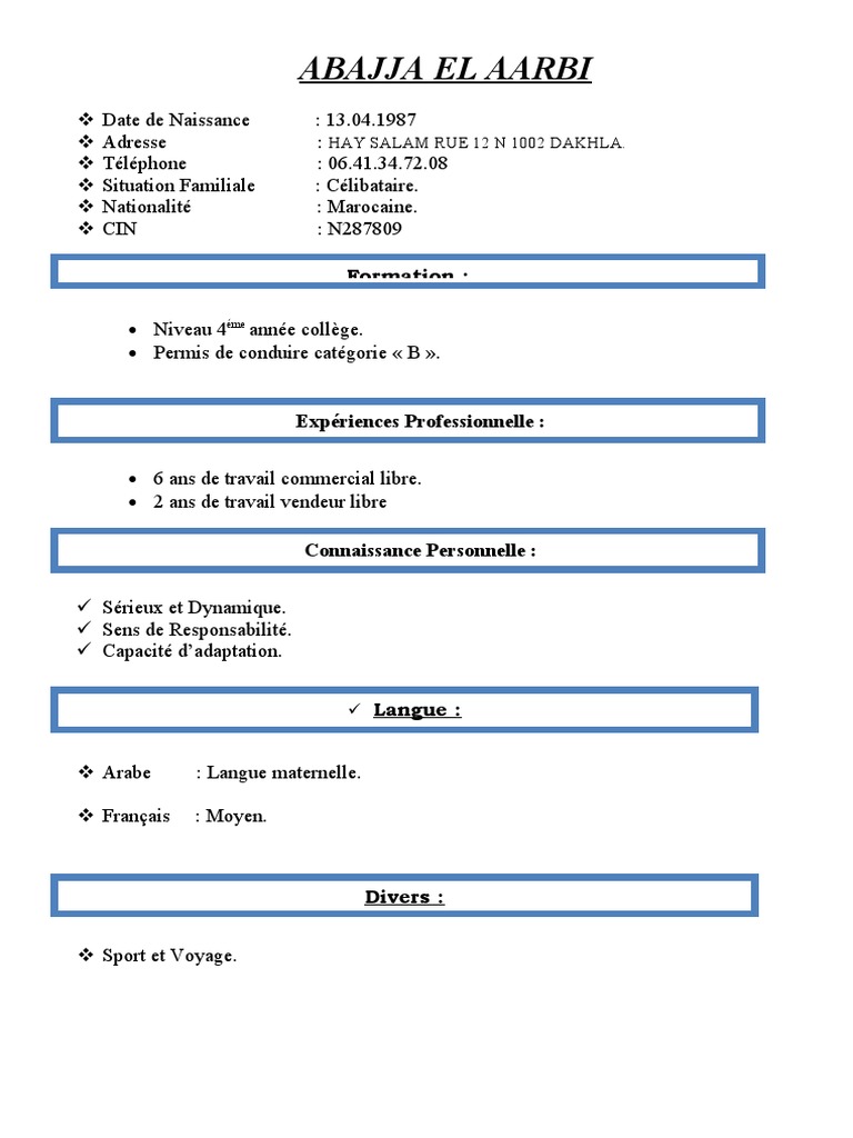 Abajja El Aarbi | PDF