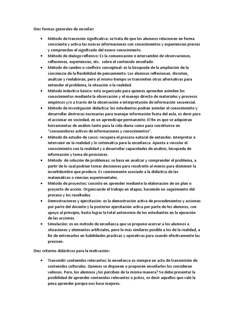 Resumen Capitulo 1 Davini | PDF | Método científico | Aprendizaje