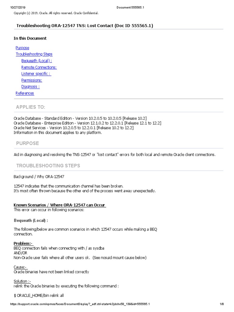 TNS - Troubleshooting TNS | PDF | Domain Name System | Transmission ...