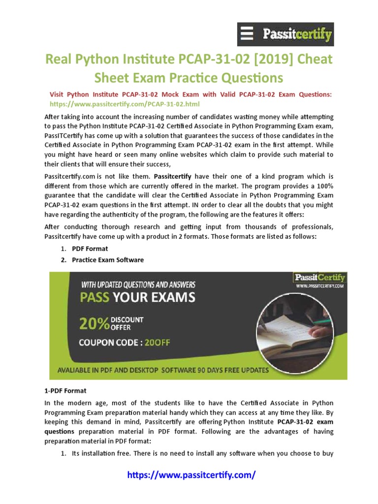 Pcap-31-02 Questions Bank PDF | PDF