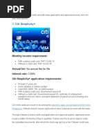 New Bpi Blue Credit Card Biller BECC or BEC MC RPHCreditCards | PDF ...