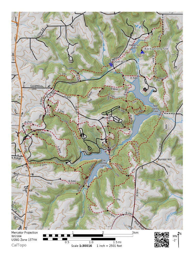 Governor Dodge Trail Map | PDF