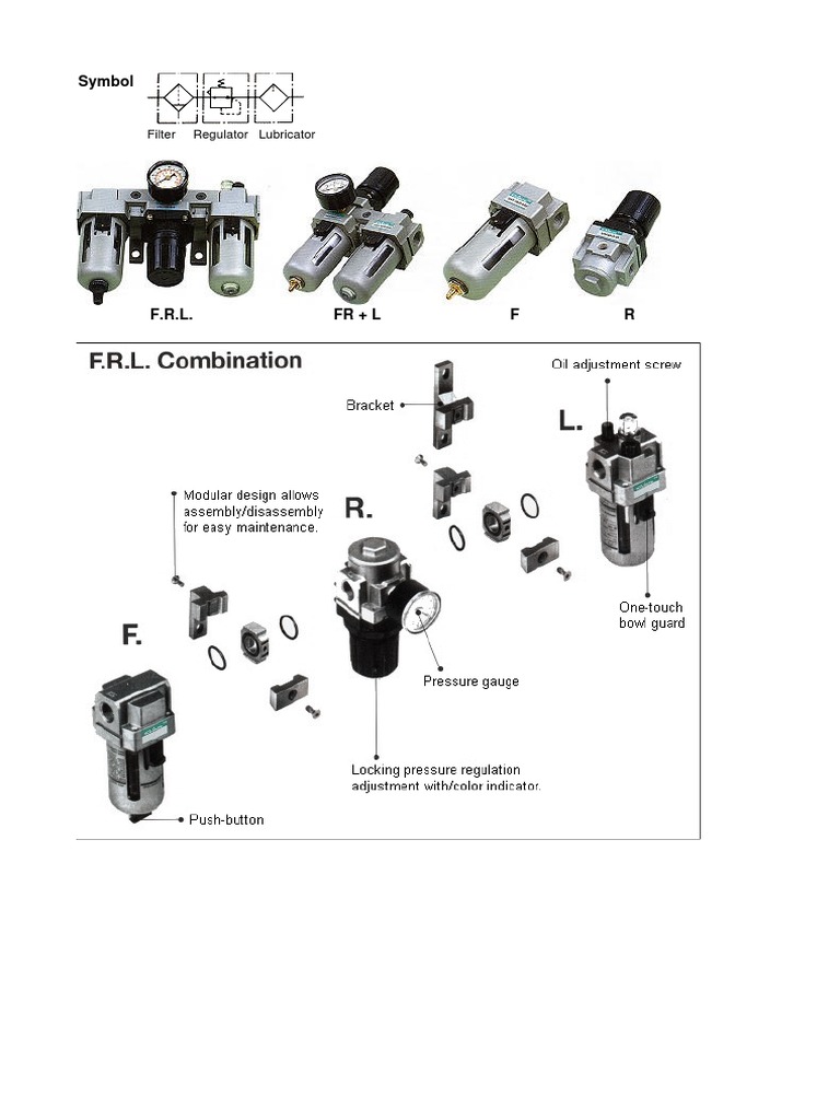 Symbol: Filter Regulator Lubricator | PDF