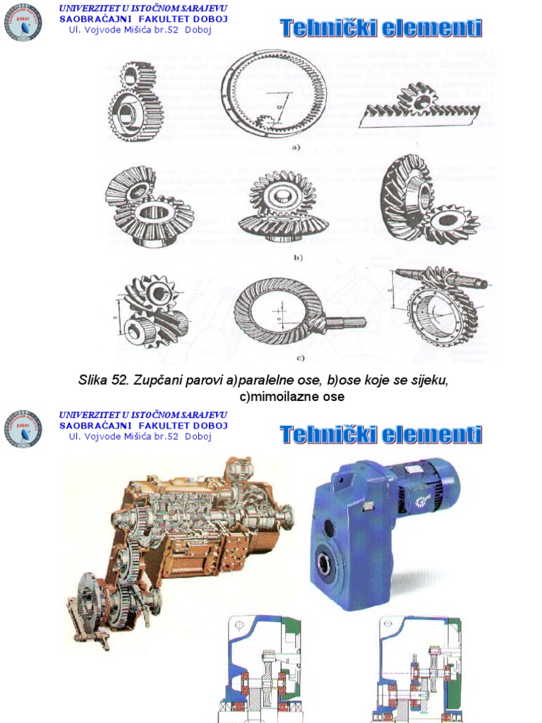 Tehnicki Elementi 3 - Zupcani Prenosnici | PDF