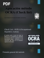 P PDF Método OCRA, Check List PDF | PDF | Bienestar | Medicina