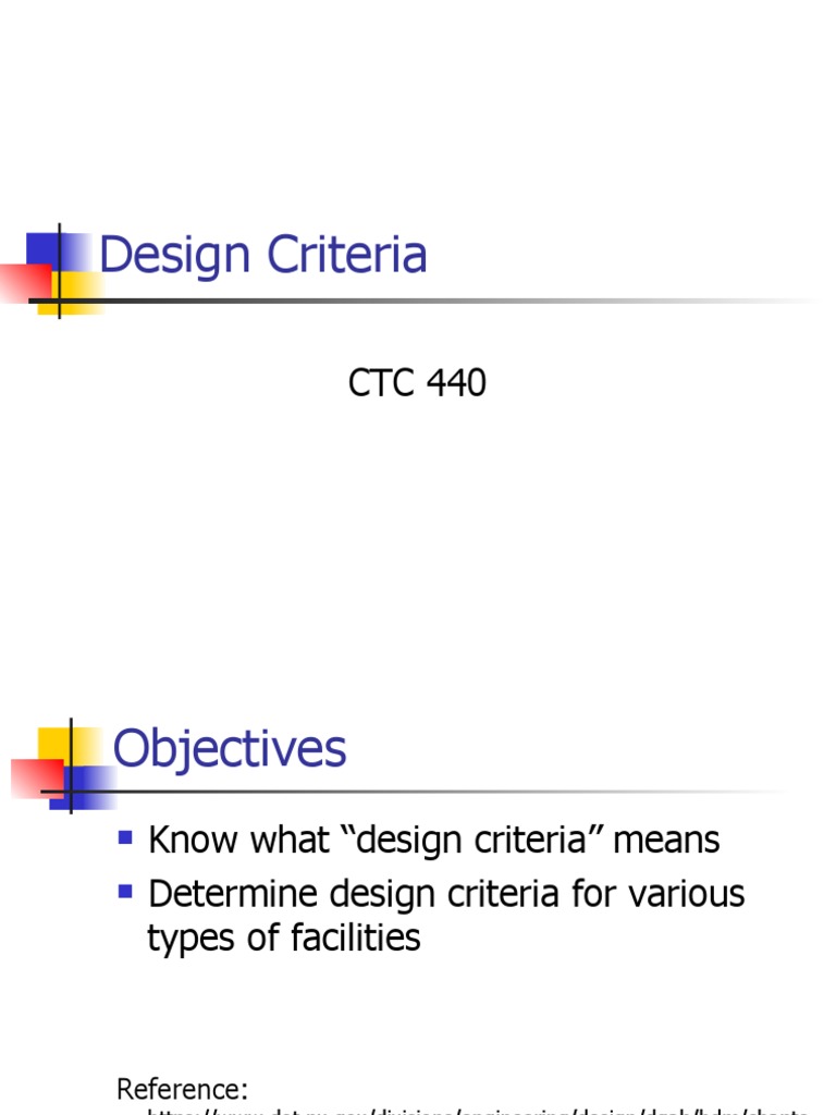 Design Criteria | PDF | Controlled Access Highway | Traffic