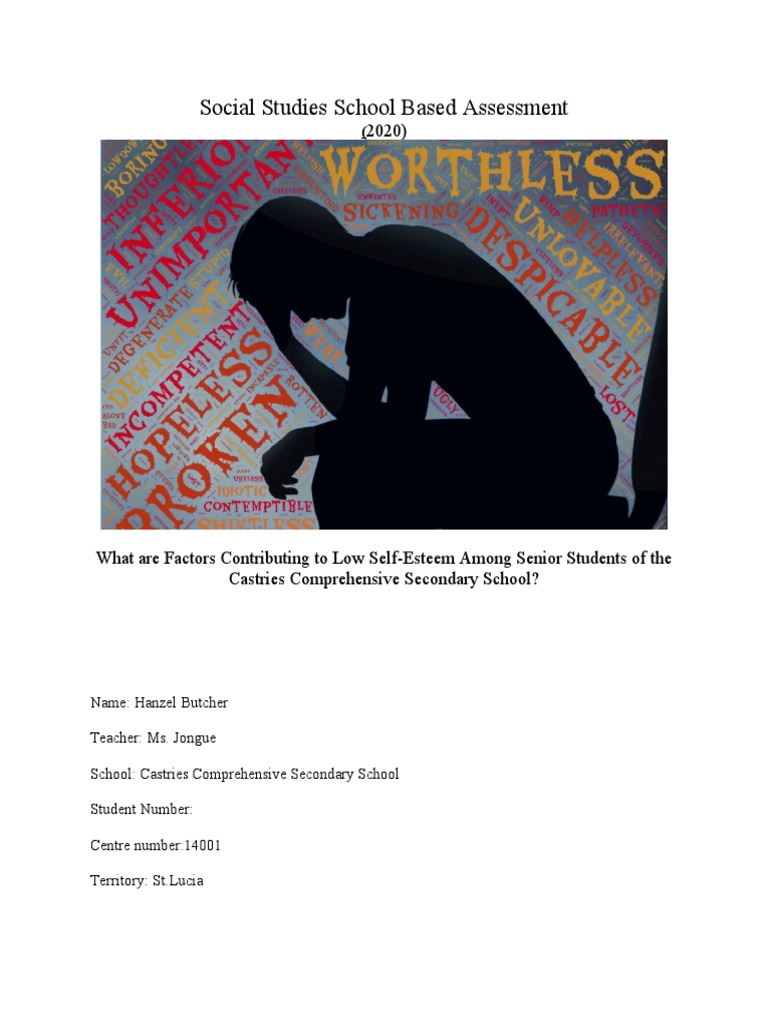 Social Studies School Based Assessment
