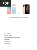 Sba Sample - Csec Math | PDF | Questionnaire | Chart