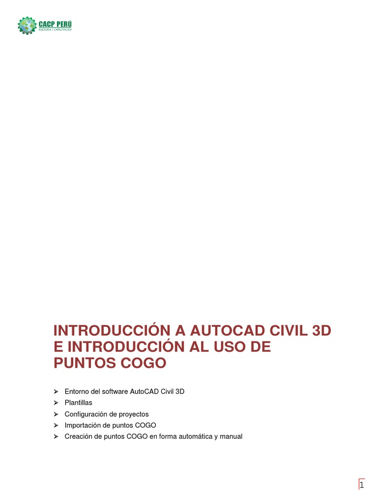 AUTOCAD CIVIL 3D - BÁSICO COMPLETO - G3oEtuh | PDF | Programa de ...
