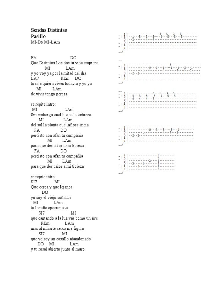 Sendas Distintas | PDF