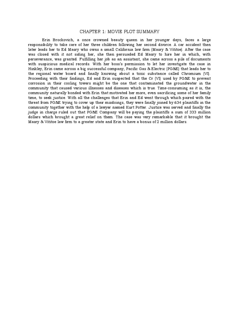 Chapter 1: Movie Plot Summary | PDF | Social Institutions | Social Science