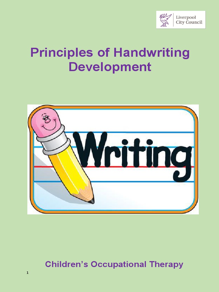Principles of Handwriting Development: Children's Occupational Therapy ...