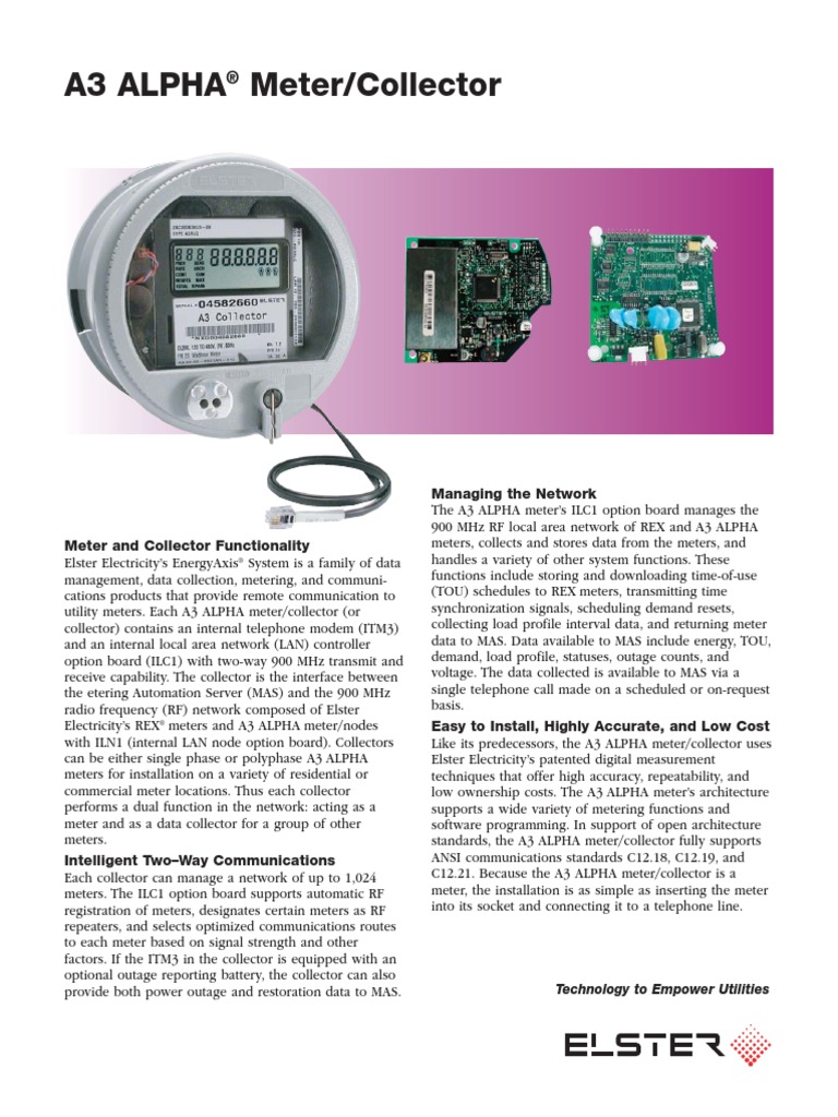 A3 Alpha Meter/Collector: Managing The Network | PDF | Hertz | Computer ...