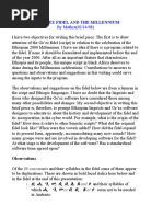 Afaraf (Afar Language) & Its Dictionary Preparation | PDF | Grammatical ...