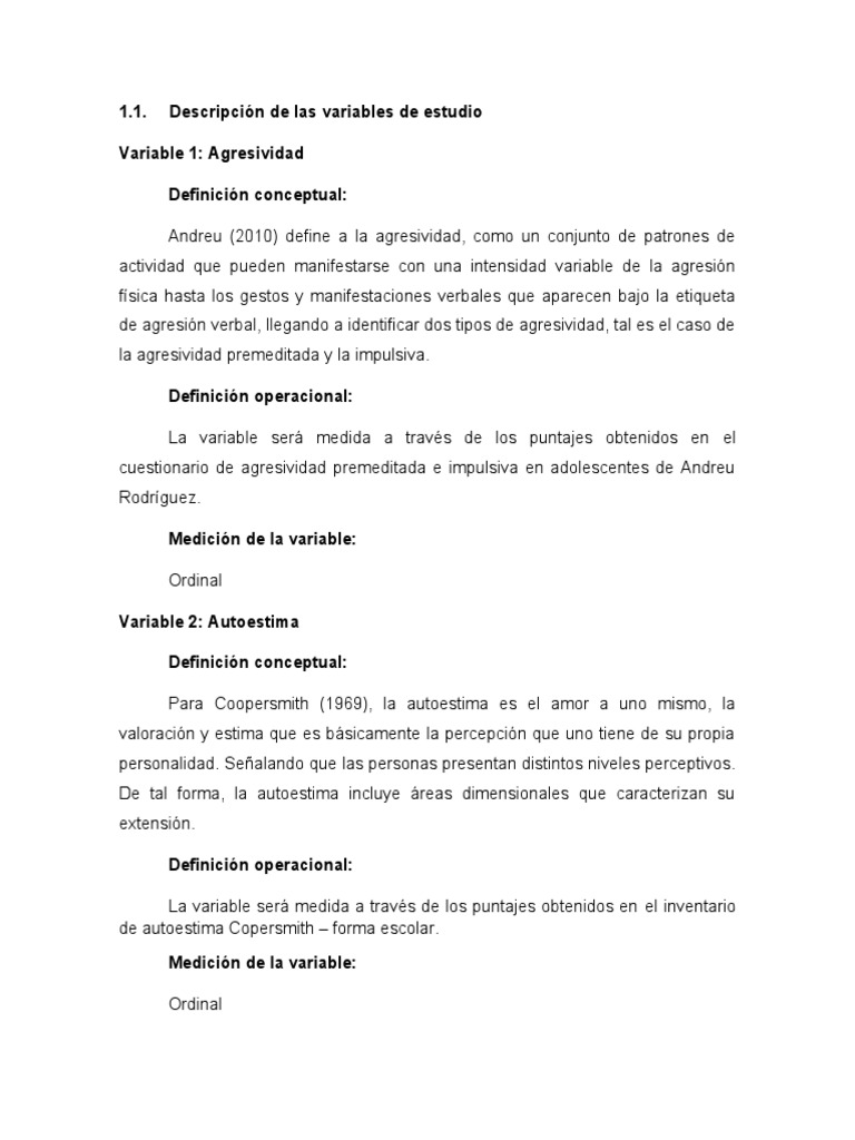 Definicion Operacional | PDF