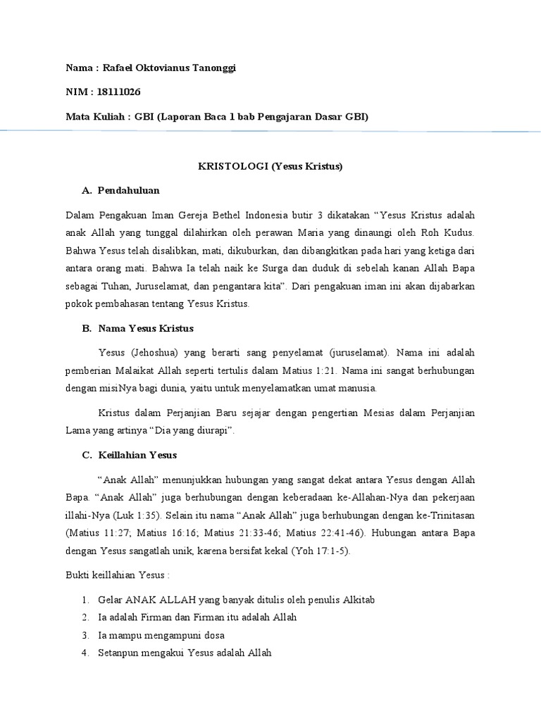 Tuga GBI Rafael Teo 18B | PDF