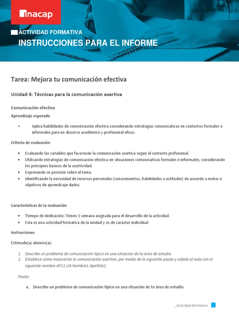 Fgce01 U4 Es11 | PDF | Evaluación | Comunicación