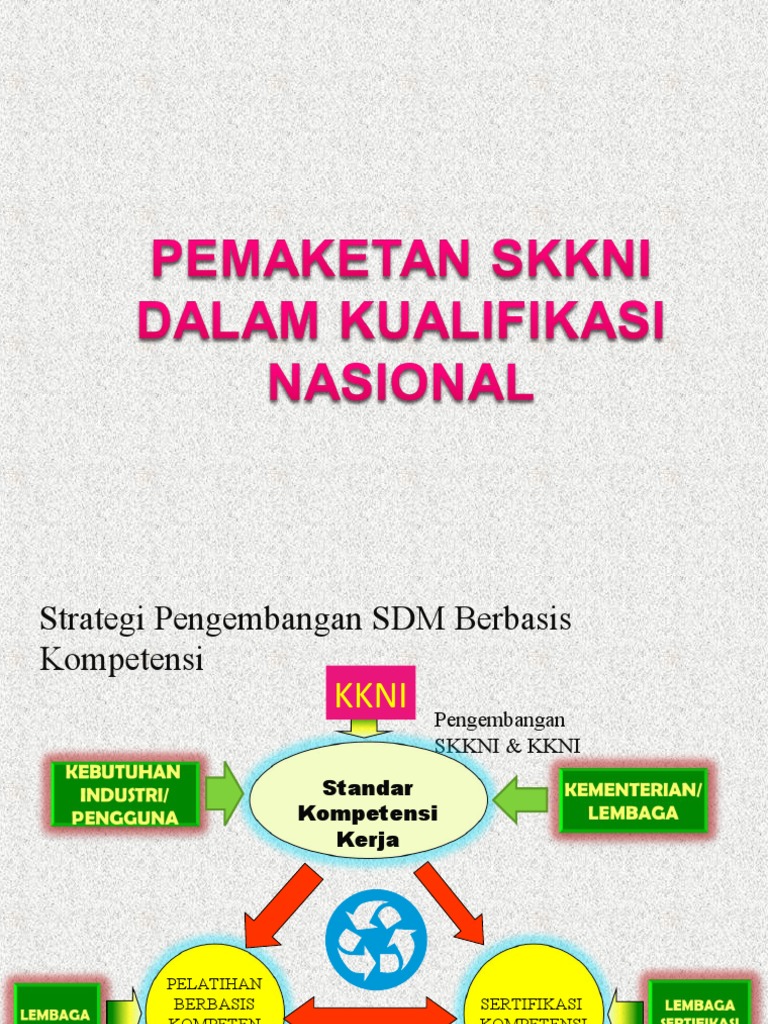 Pengembangan SKKNI dan KKNI 2023 | PDF