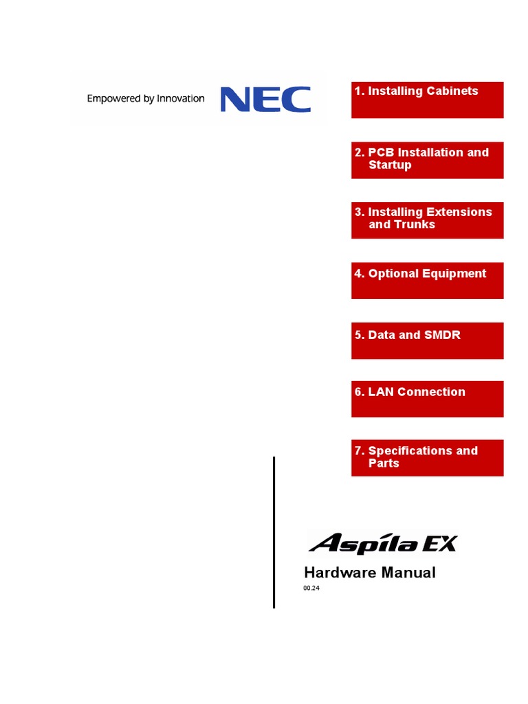 Hardware Manual: 1. Installing Cabinets | PDF | Printed Circuit Board ...