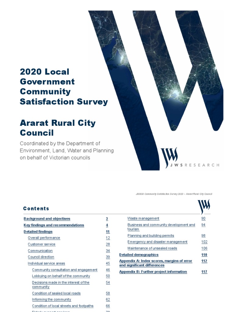 Community Satisfaction Survey 20 | PDF | Survey Methodology | Business