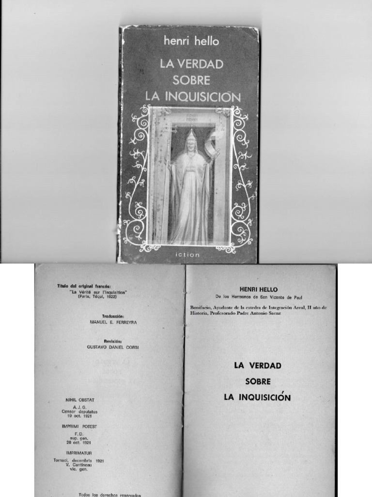 La Verdad Sobre La Inquisición, Henri Hello PDF | PDF