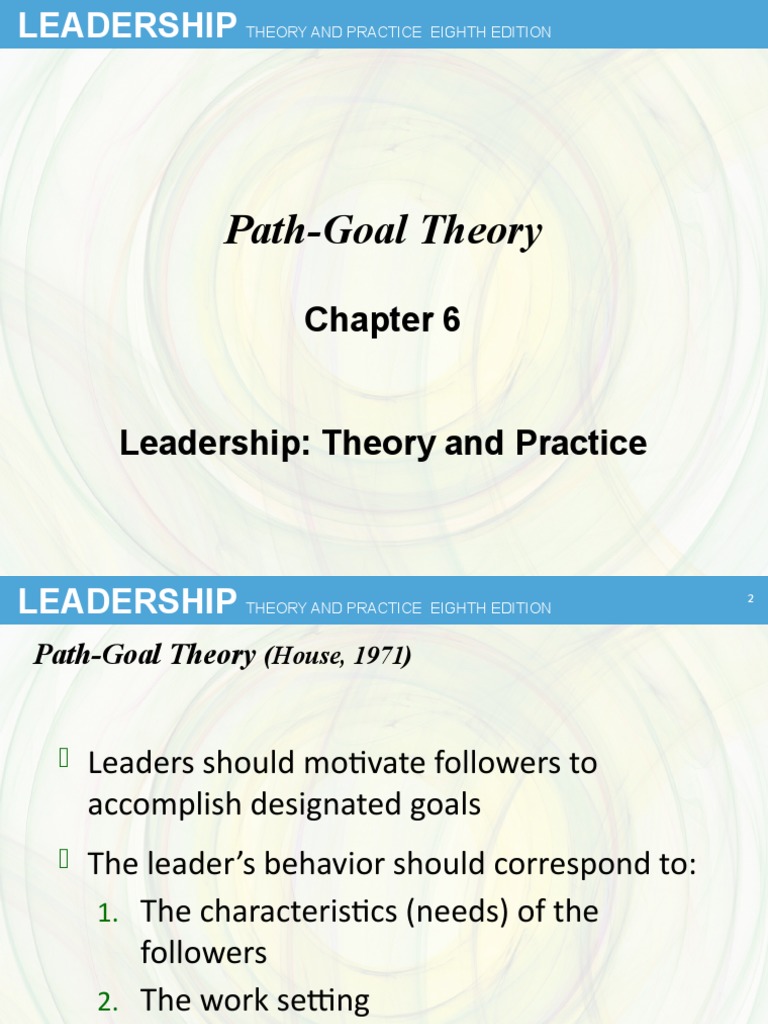 Path-Goal Theory Overview | PDF | Leadership | Motivation