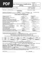 PQR Wps WPQ Format | PDF | Welding | Construction