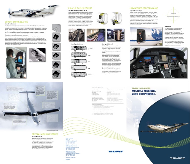 Pilatus Aircraft LTD - PC-12 Spectre PDF | PDF | Aircraft ...