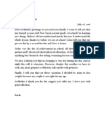 Heartfelt Letter to Grandma | PDF | Grandparent