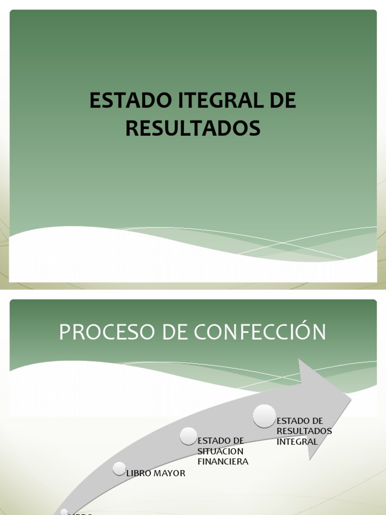 Estado de Resutado Integral | PDF